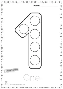 Do A Dot Number Printables PDF Free Download