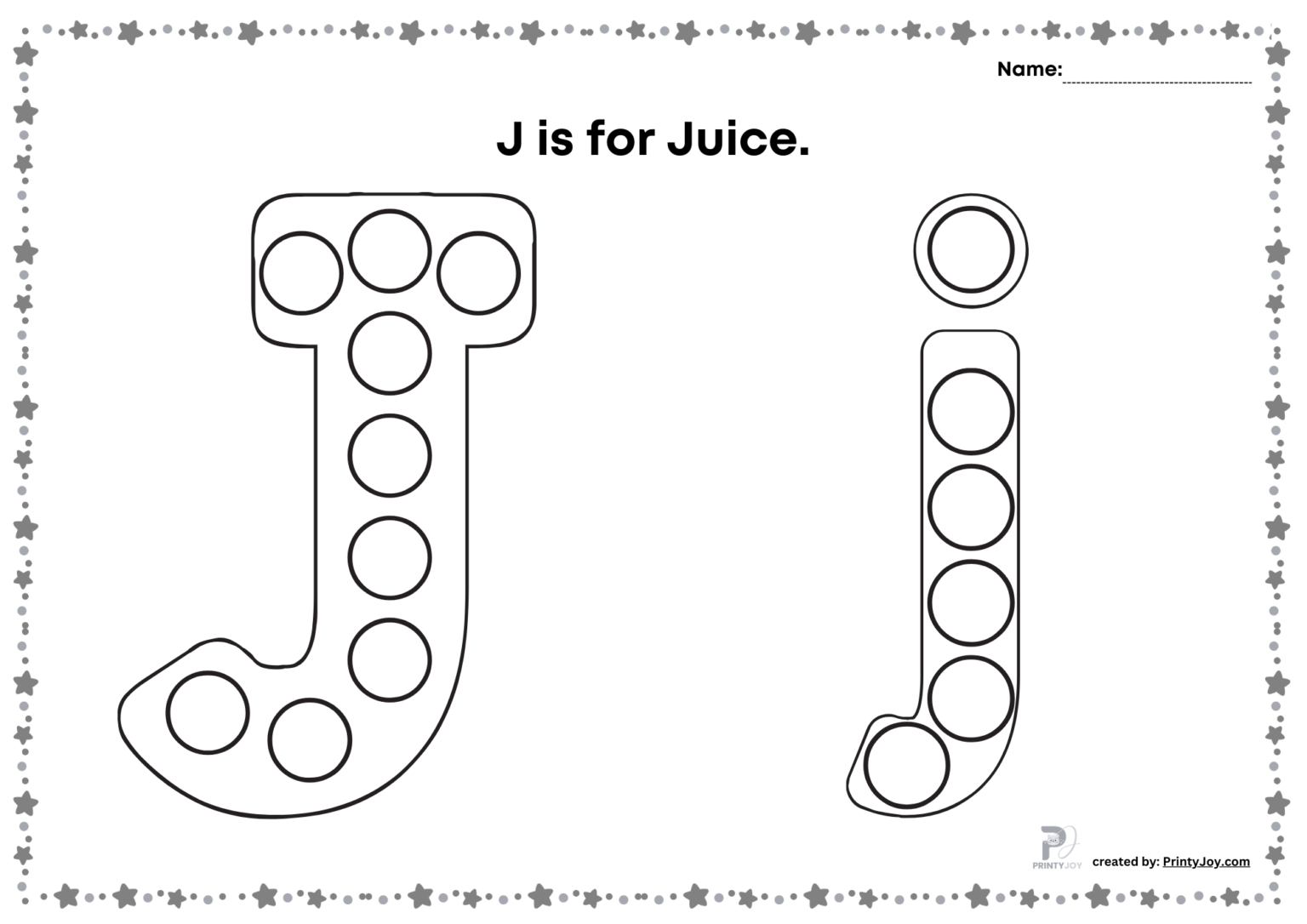 Dot Marker Printables Free Alphabet