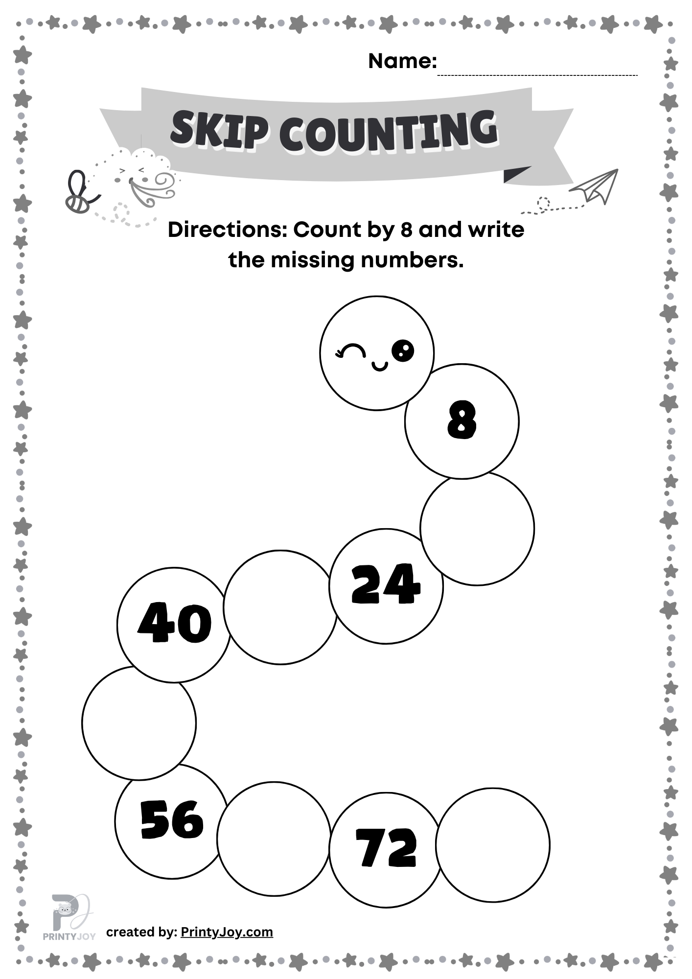Skip Counting Worksheets Free Printables