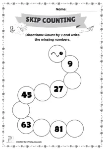 Skip Counting Worksheets Free Printables