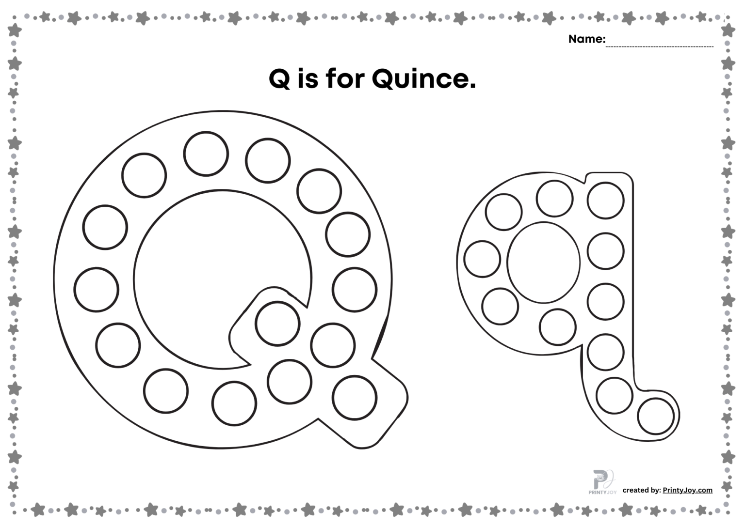 Dot Marker Printables Free Alphabet