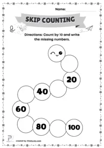 Skip Counting Worksheets Free Printables