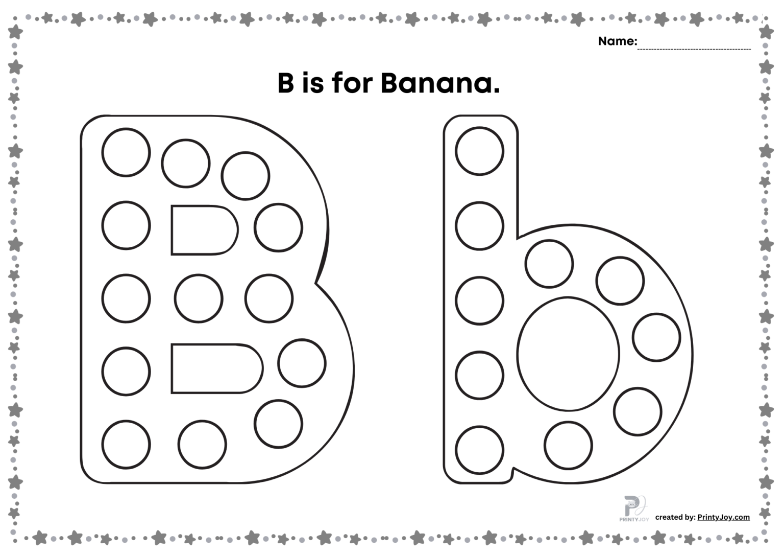 Dot Marker Printables Free Alphabet