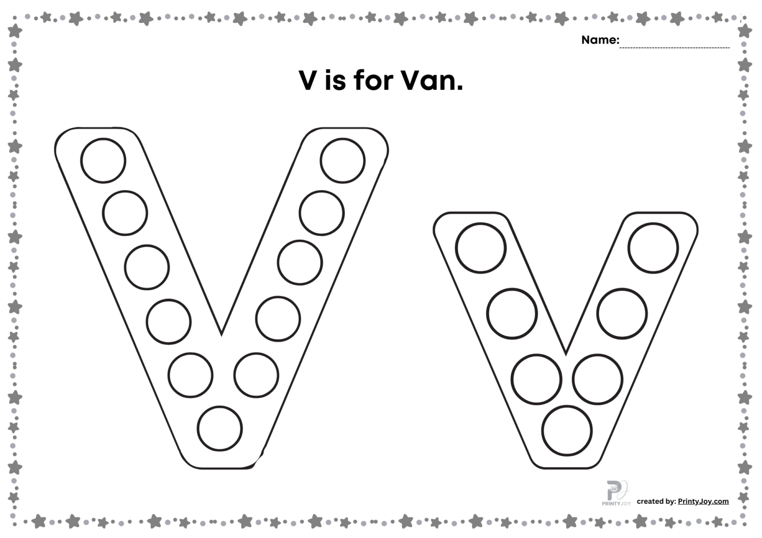 Dot Marker Printables Free Alphabet