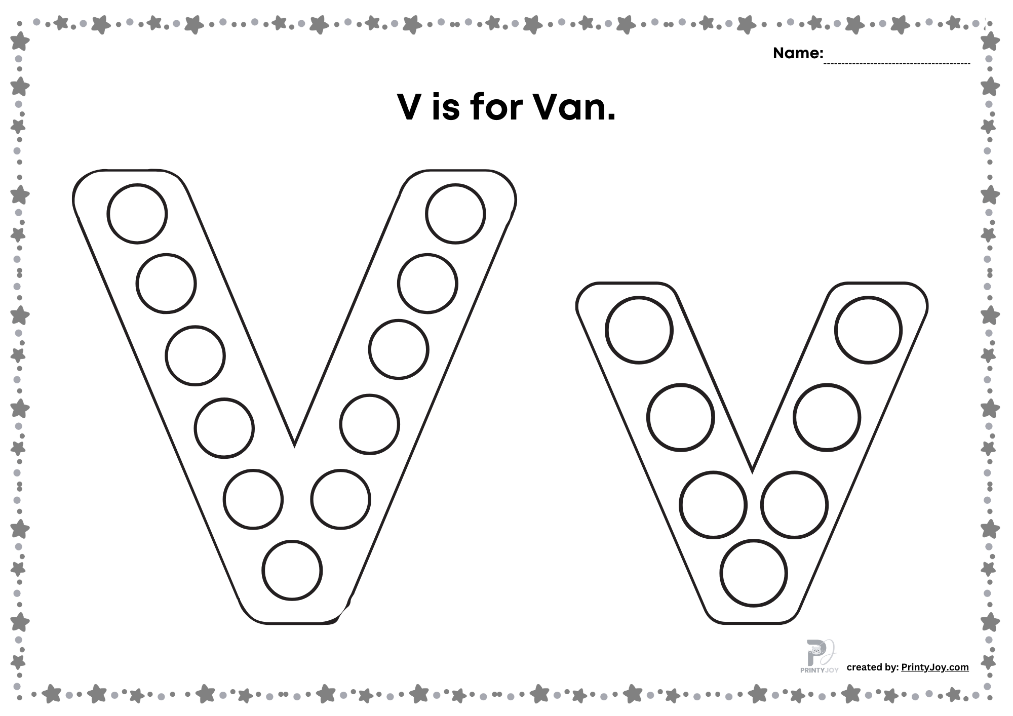 Dot Marker Printables Free Alphabet