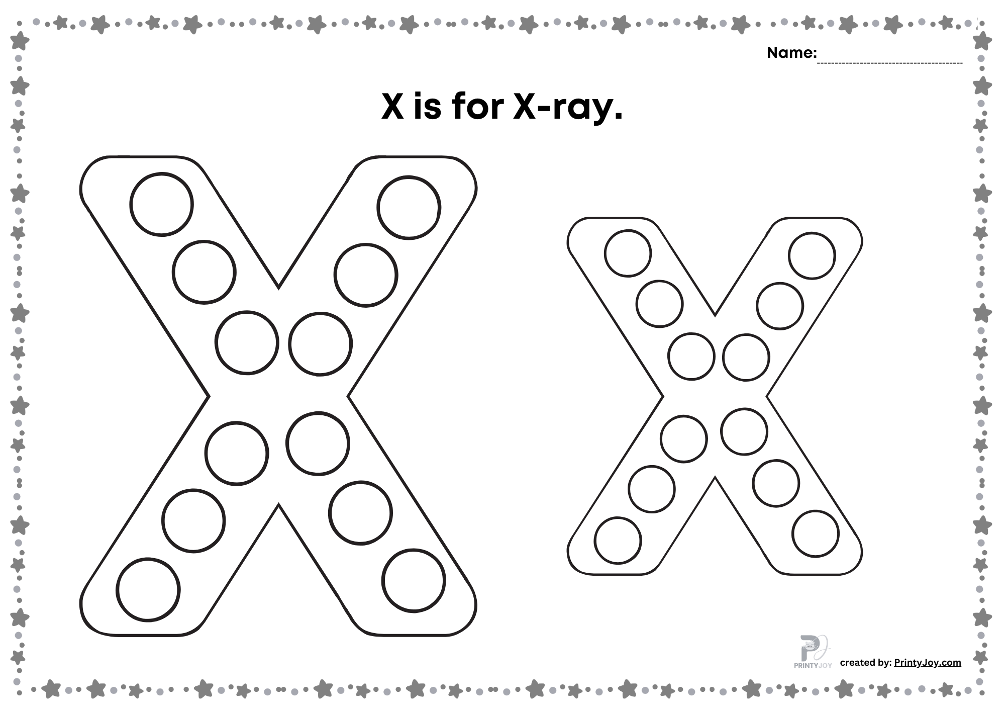 Dot Marker Printables Free Alphabet