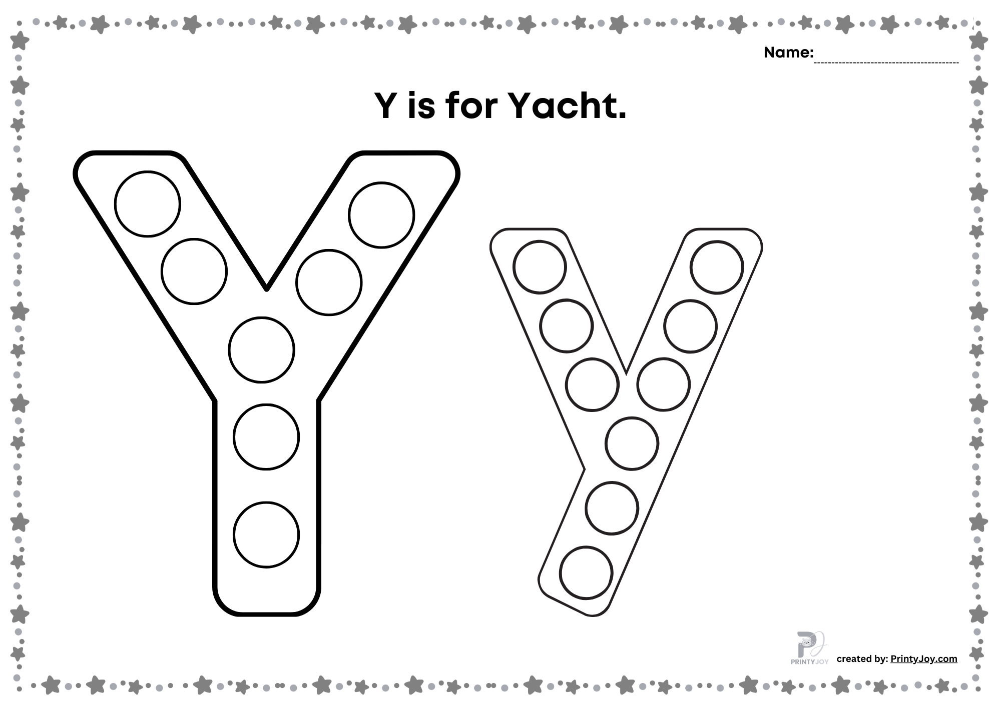Dot Marker Printables Free Alphabet