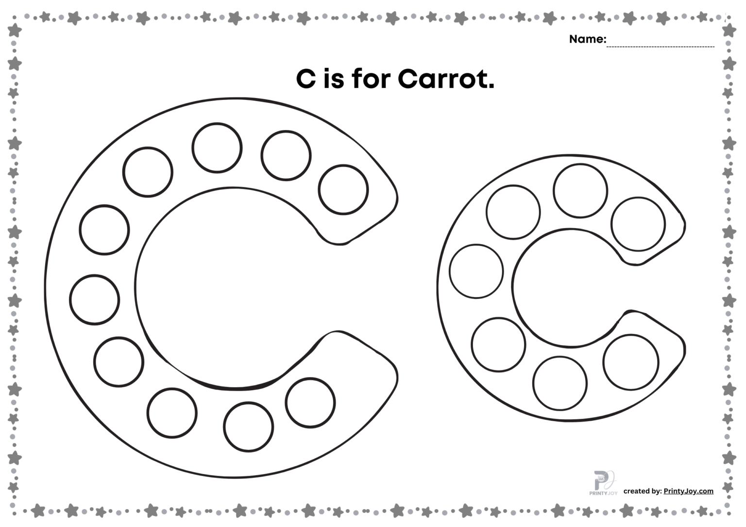 Dot Marker Printables Free Alphabet