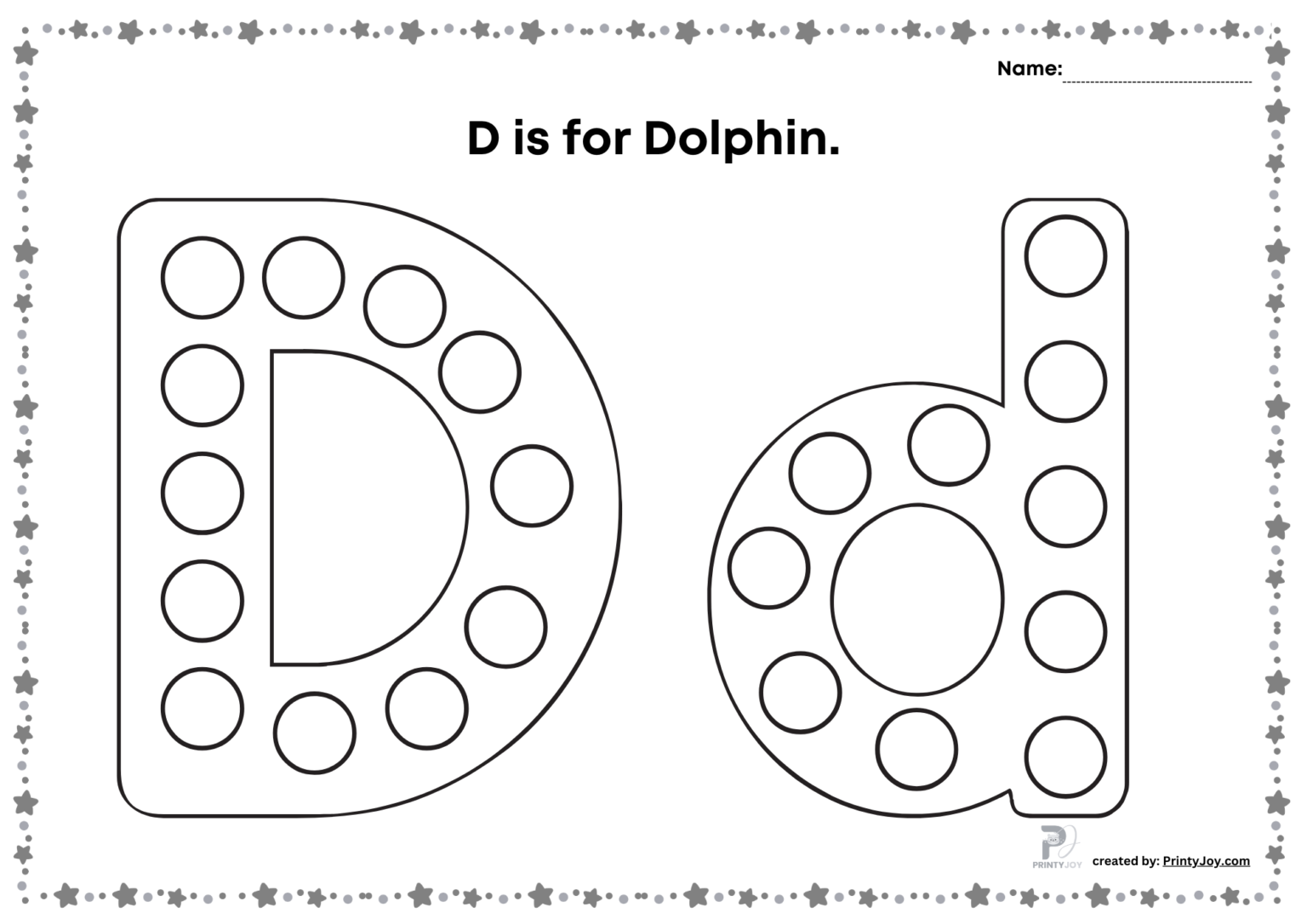 Dot Marker Printables Free Alphabet