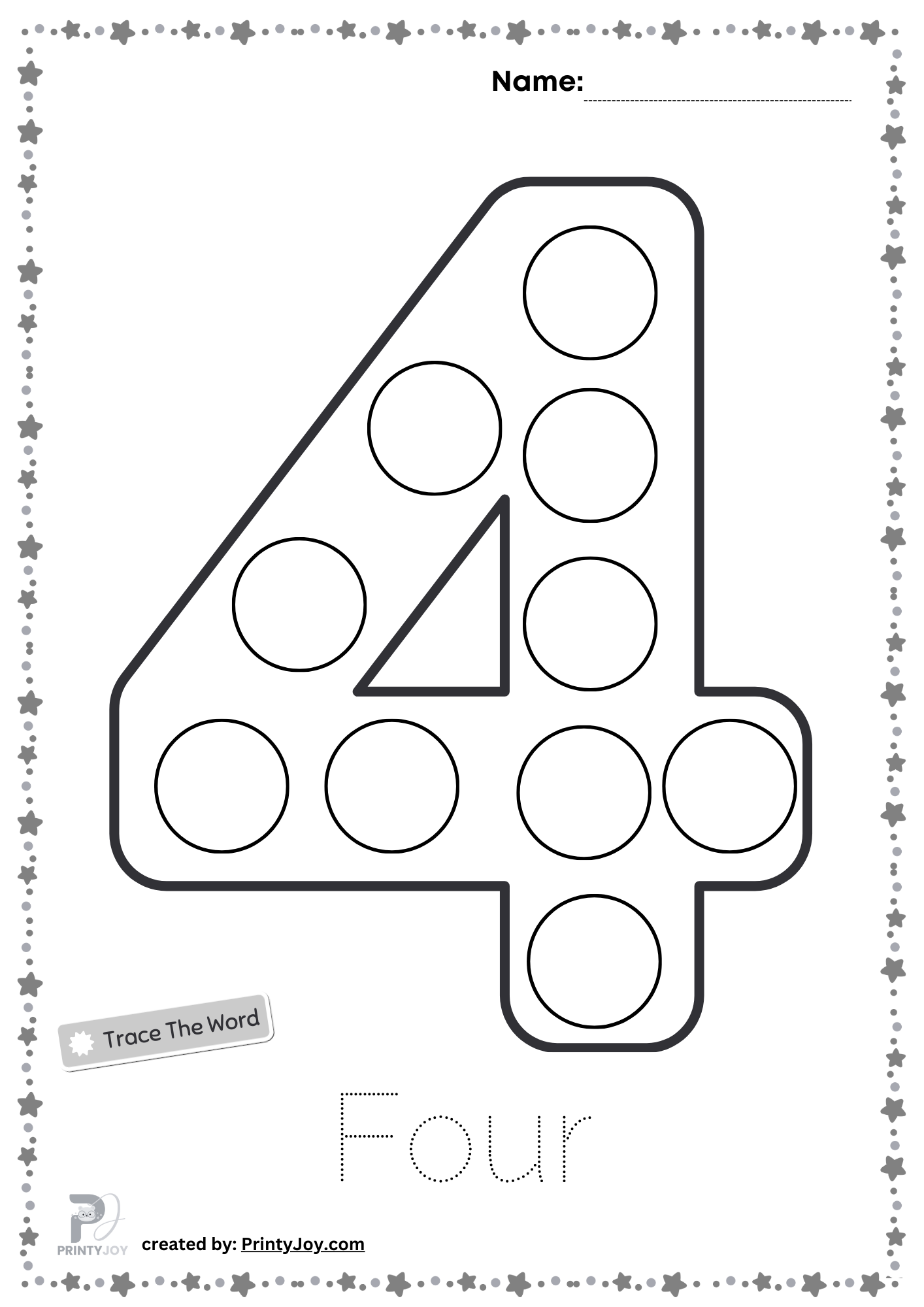 Do A Dot Number Printables PDF Free Download