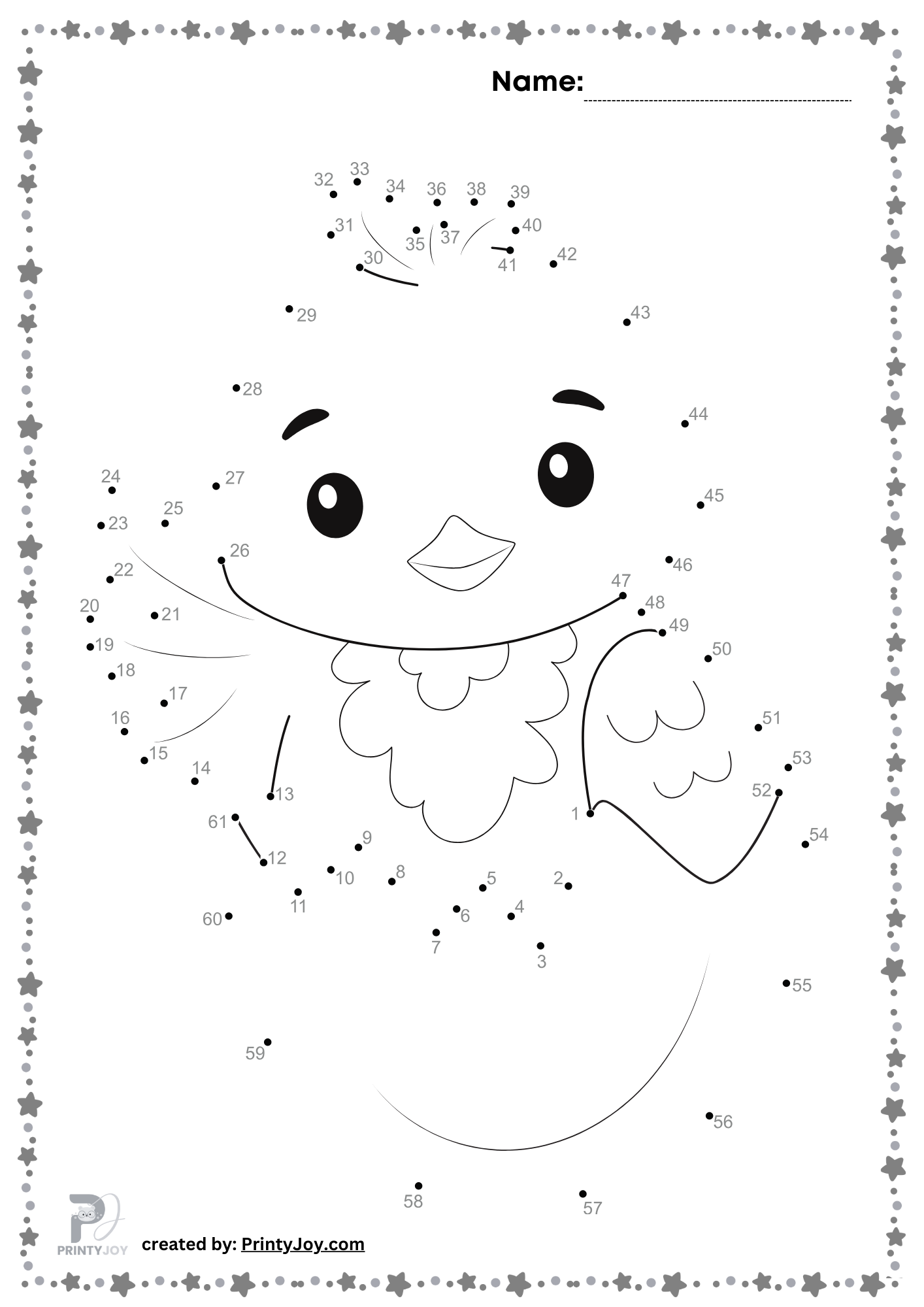 Dot To Dot Printables For Kids Free