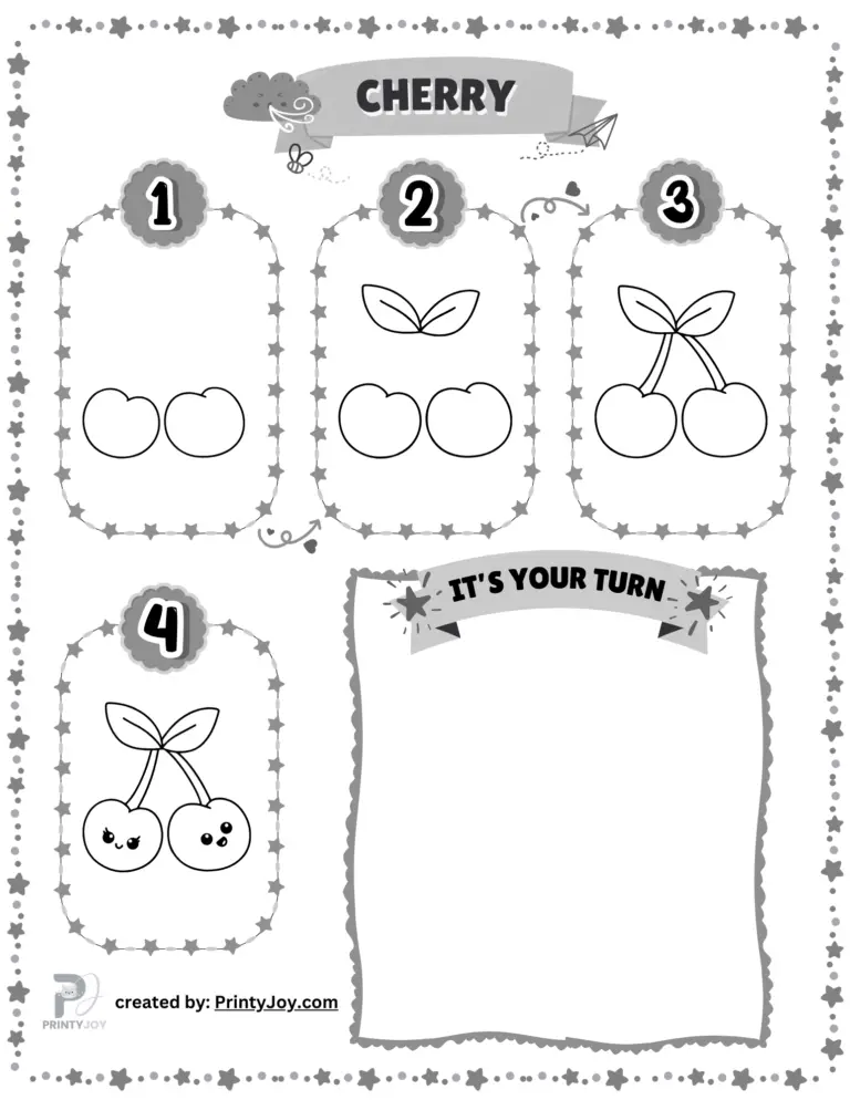 How To Draw For Kids Step by Step Free Printables