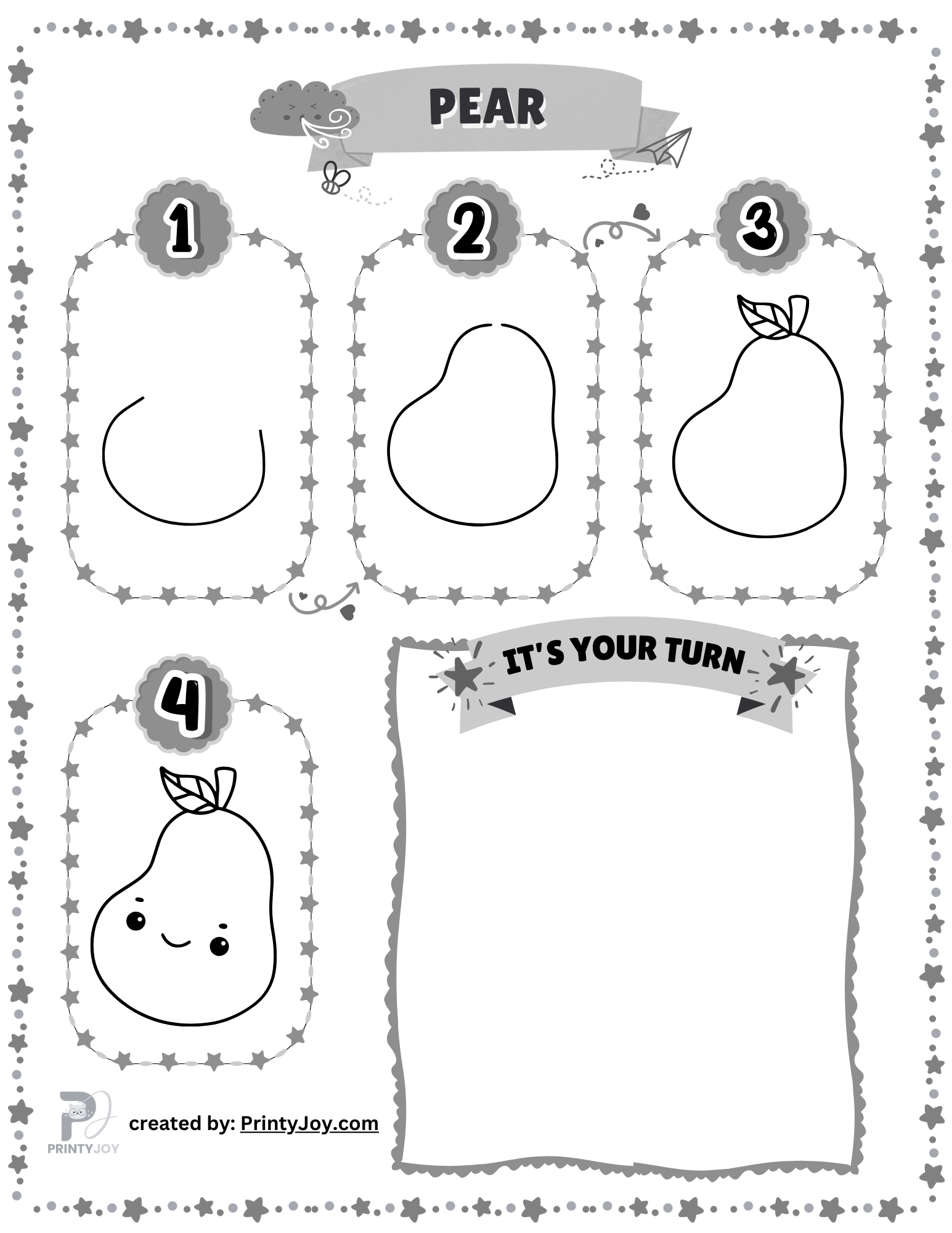 How To Draw For Kids Step by Step Free Printables
