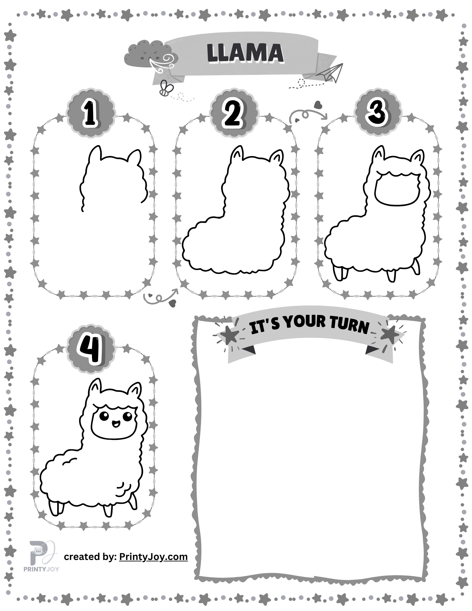 How To Draw For Kids Step by Step Free Printables