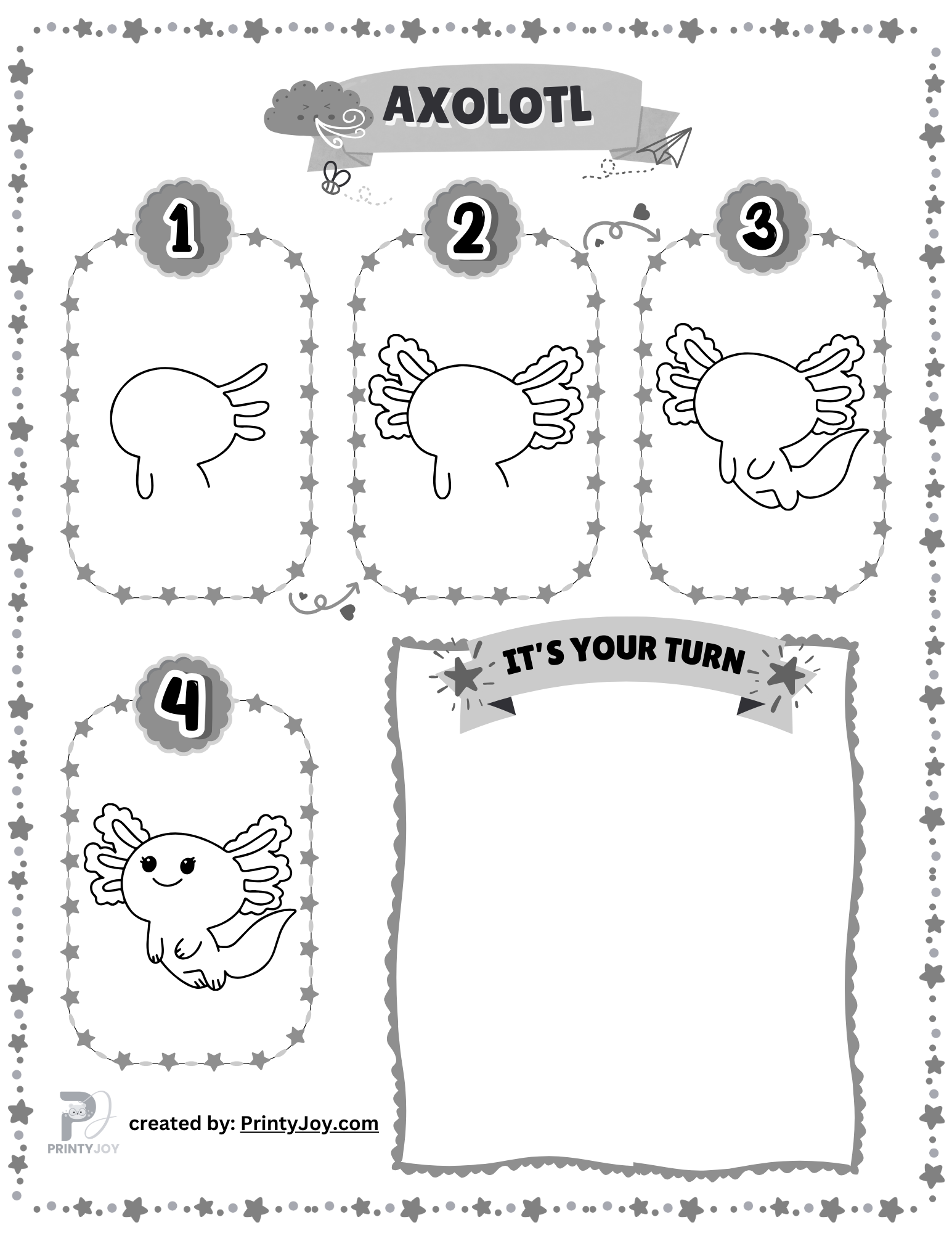 How To Draw For Kids Step by Step Free Printables