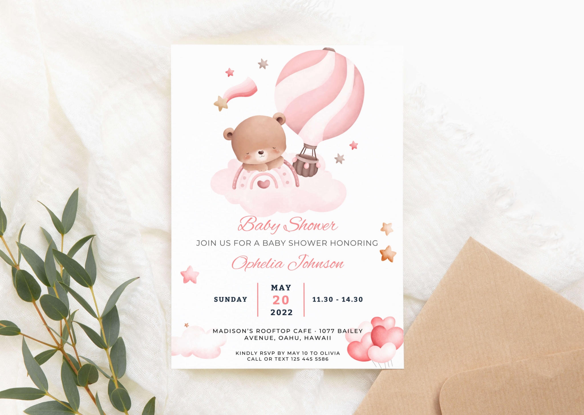 Free Baby Shower Invitation Template