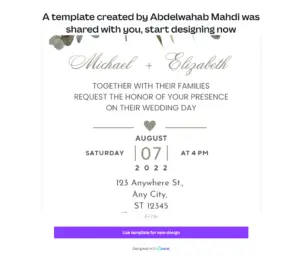 Editable Floral Invitation Template Free